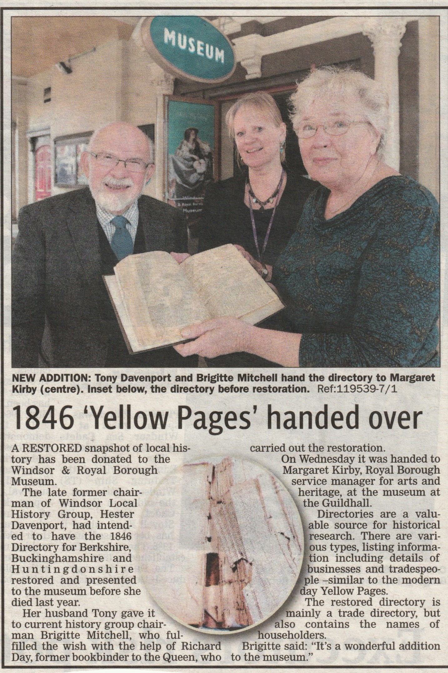 About Us – Friends of Windsor Museum